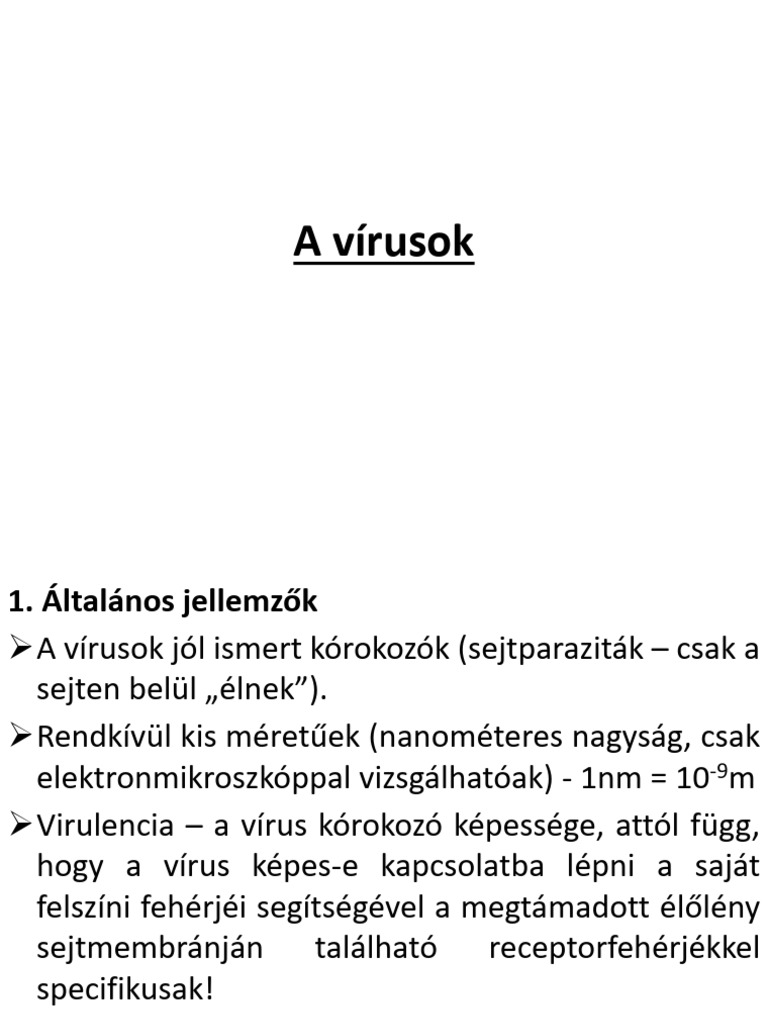 A Vírusok | PDF