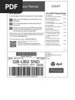 DPD Return Label | PDF