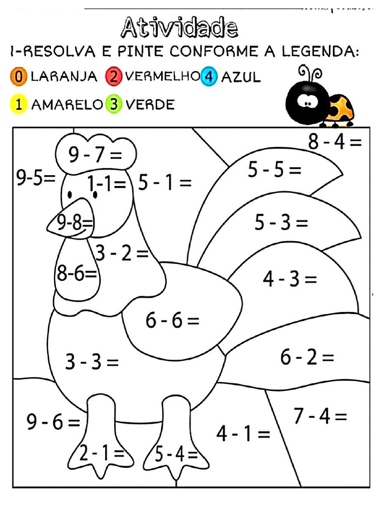 Pinte Conforme A Legenda | PDF