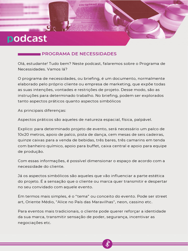 Programa de Necessidades | PDF | Arte