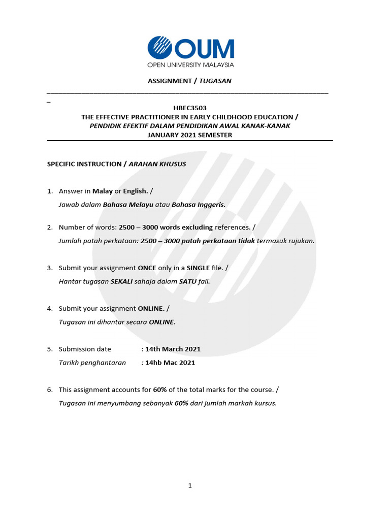 Assignment / Tugasan | PDF | Human Communication
