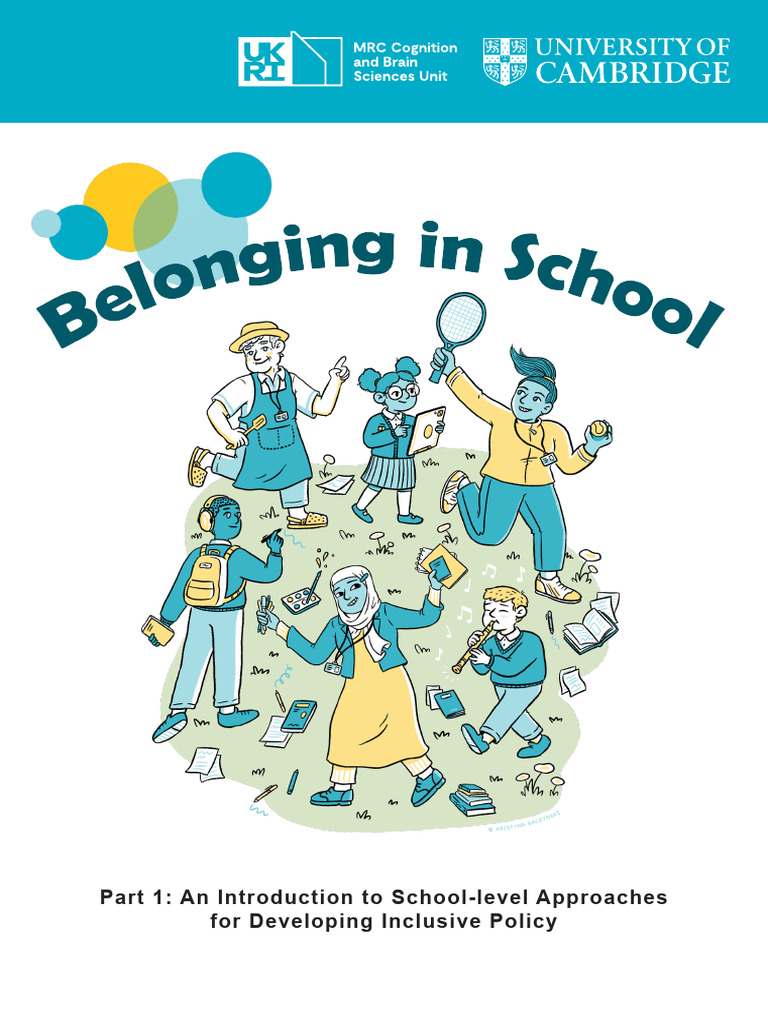 Belonging in School Part 1 v1.0 | PDF | Policy | Cognition