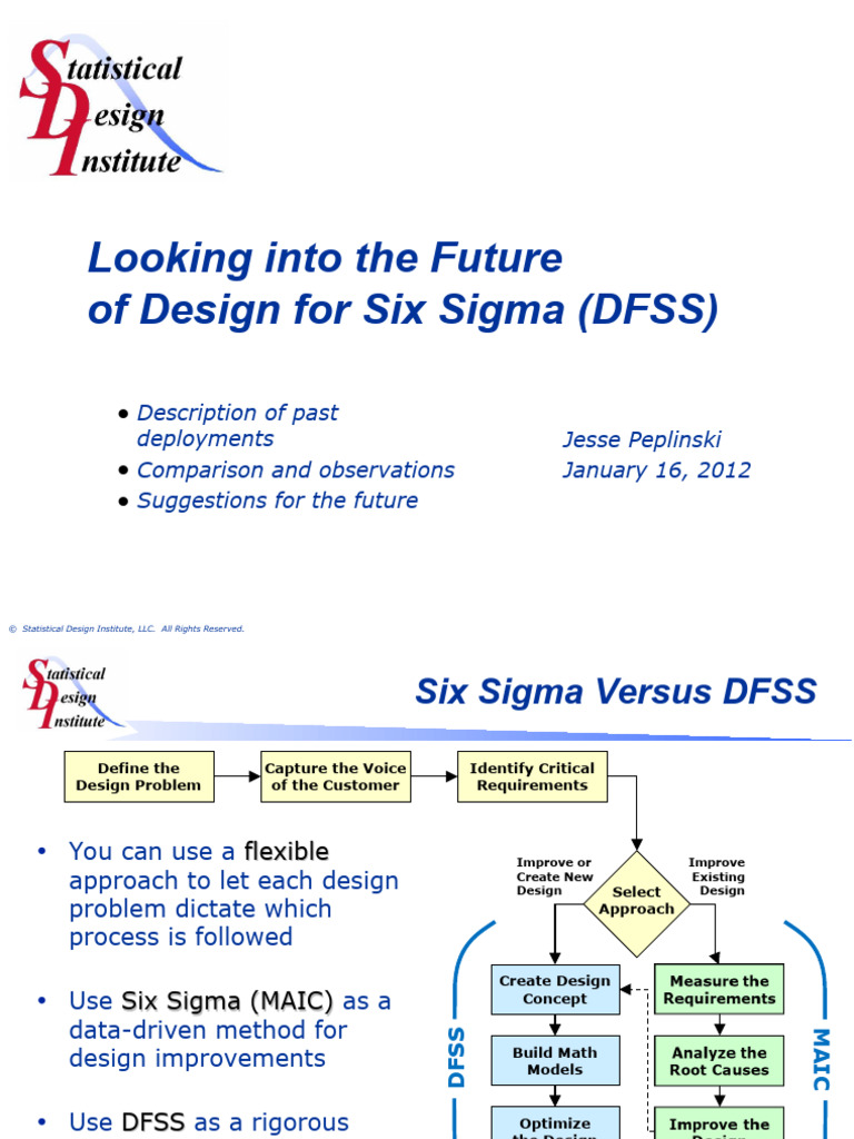 Future of Design For Six Sigma | PDF | Design For Six Sigma
