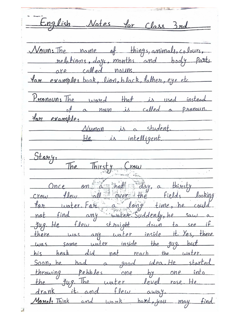 English Notes | PDF