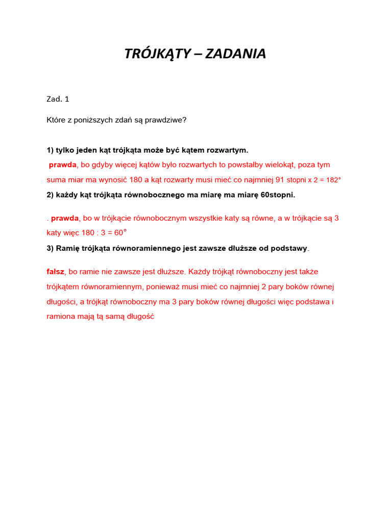 MATEM Lekcja nr.1 | PDF