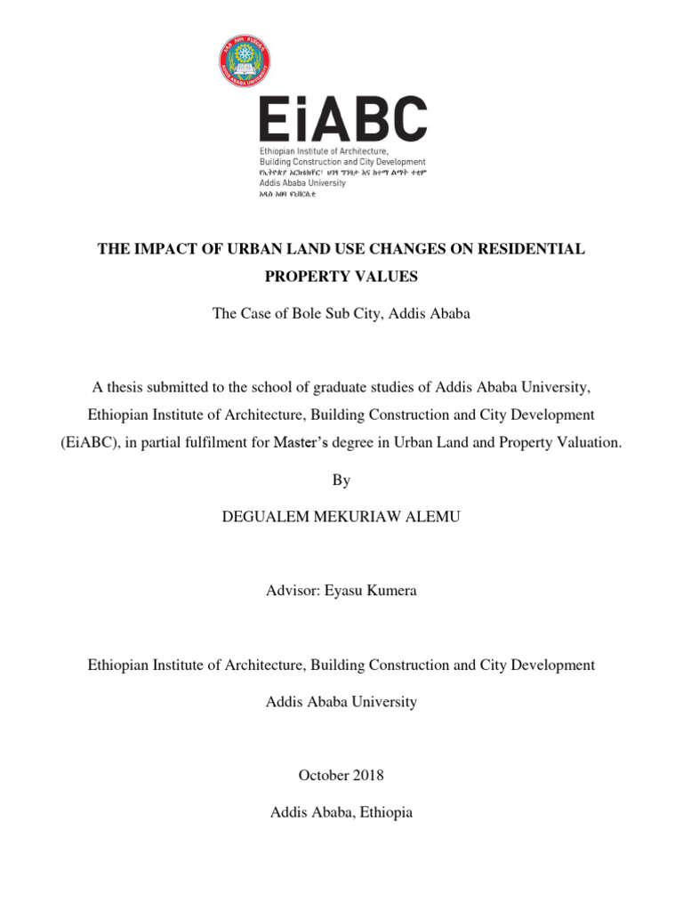Urban Land Use and Property Values | PDF | Real Estate Appraisal ...