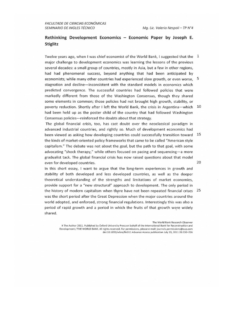 INGLES - TP 04 - Enunciado | PDF