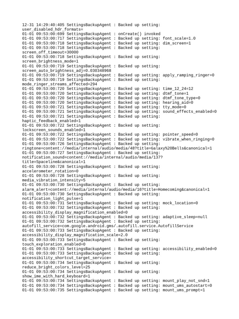 Settings Provider | PDF