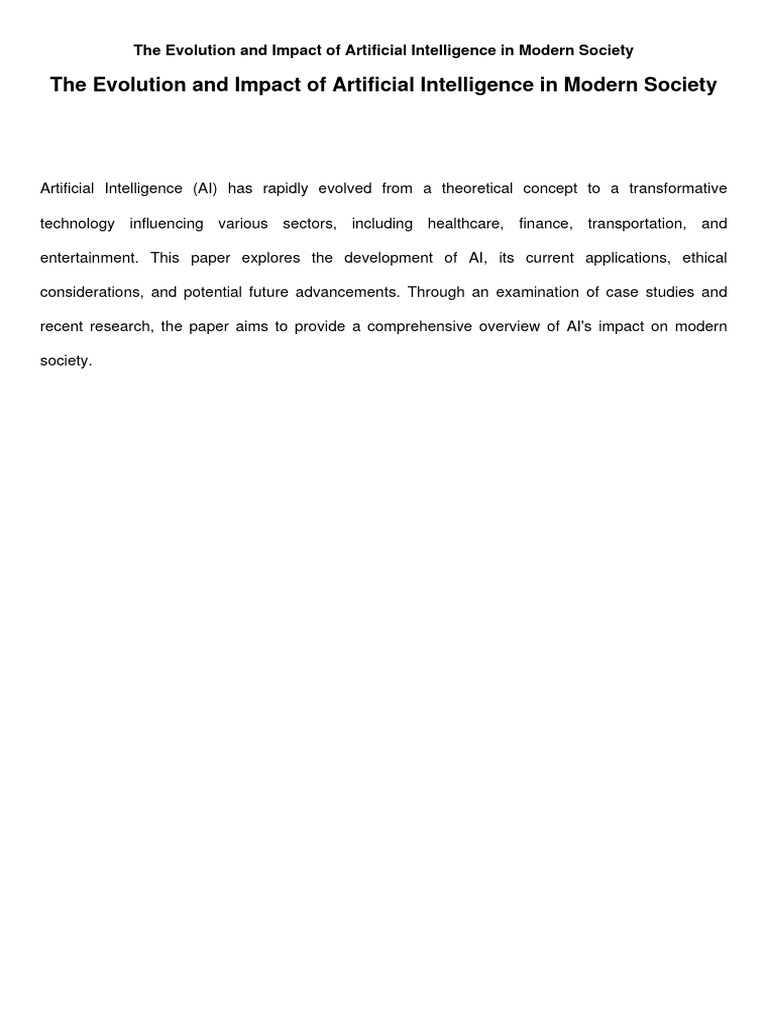 Ai Research Paper Pdf Artificial Intelligence Intelligence Ai And Semantics 