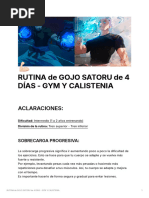 Rutina Completa de Entrenamiento de Cbum | PDF | Ejercicio físico ...