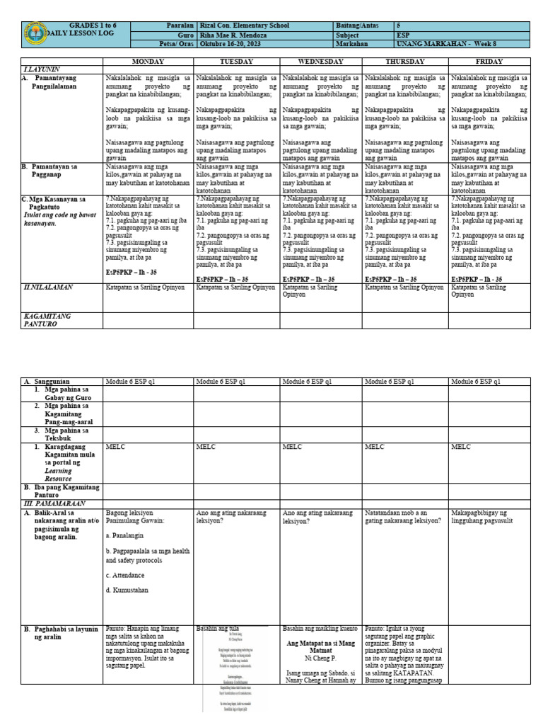 DLL-G5 Week-7-8-Esp | PDF