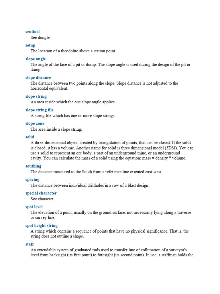 Sentinel | PDF | Surveying | Geometry