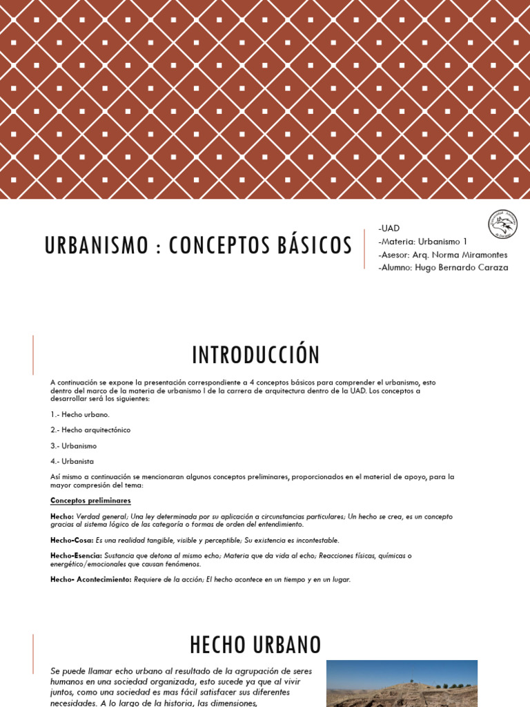 Conceptos Basico de Urbanismo | PDF | Urbanismo | Diseño