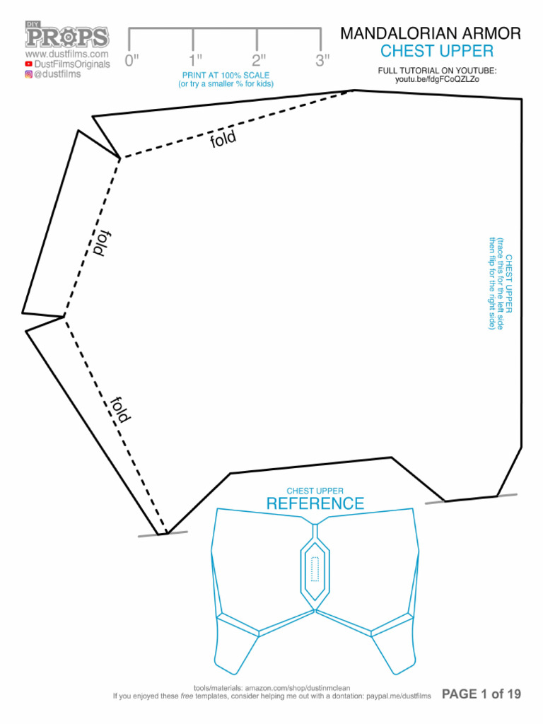 DIY Mandalorian Armor Templates2 | PDF