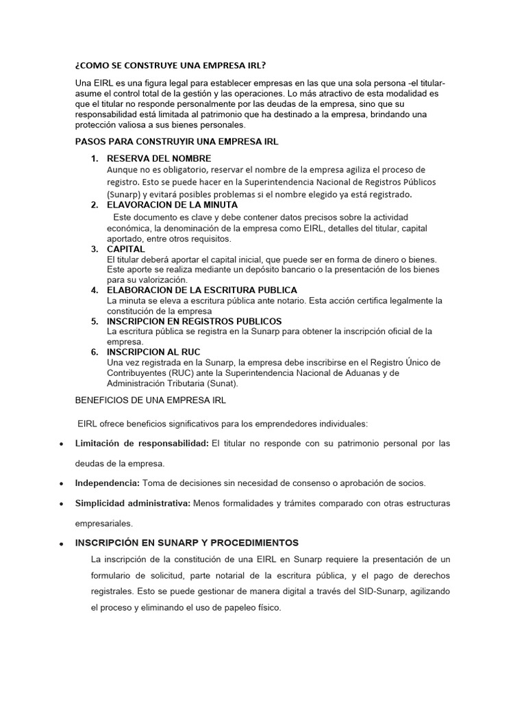 Como Se Construye Una Empresa Irl | PDF | Business | Publicidad