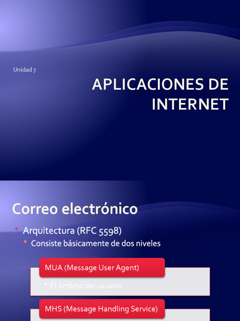 Unidad 7 | PDF | protocolo de Iniciacion de Sesion | sistema de nombres de dominio