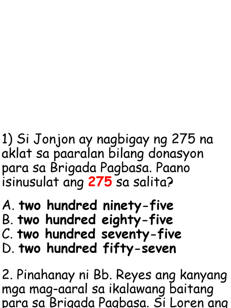 ALNAT EoSY Grade 2 | PDF