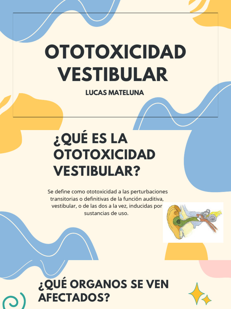 Ototoxicidad | PDF | Especialidades Medicas | Medicina