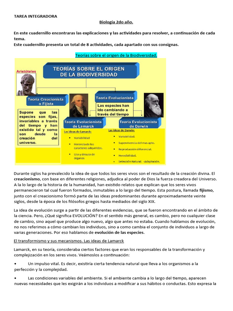 Cuadernillo De Biología 2do S2 Pdf Biología Celular Citoplasma