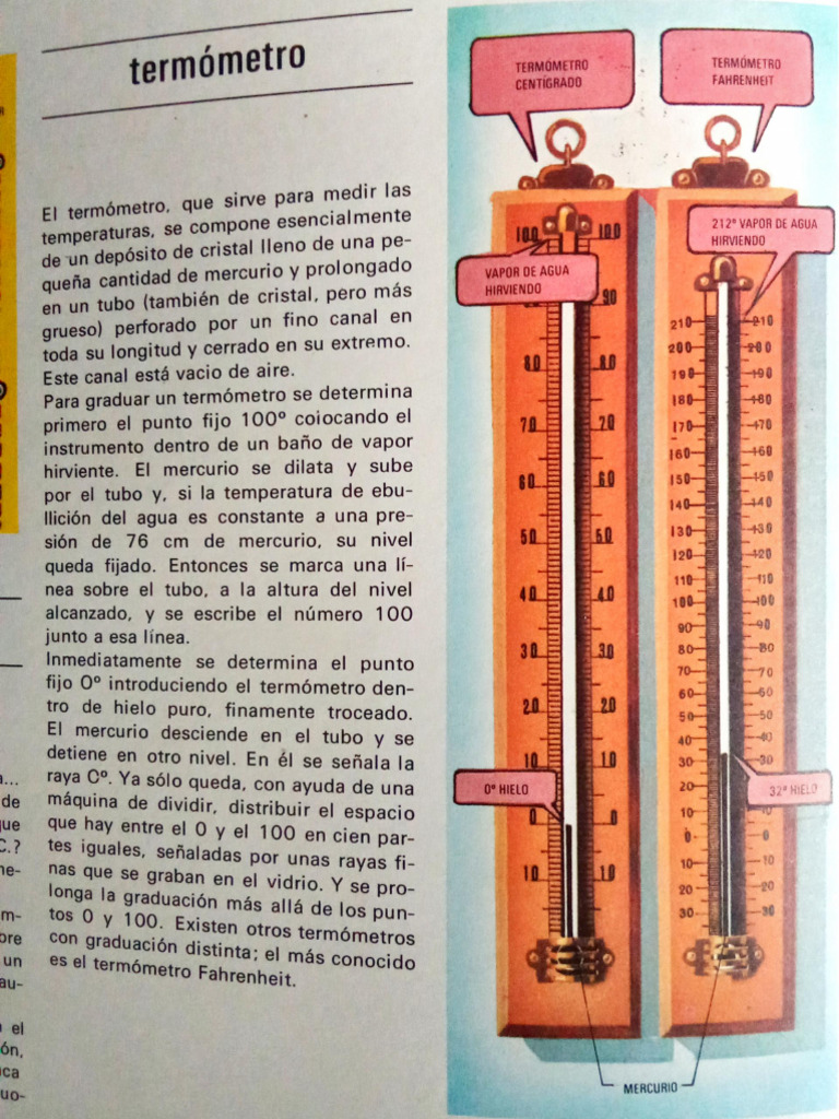Termómetro Como Funciona | PDF | Termómetro | Fahrenheit
