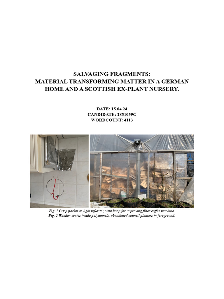 2831059c Mini Research Project | PDF | Materialism | Geography