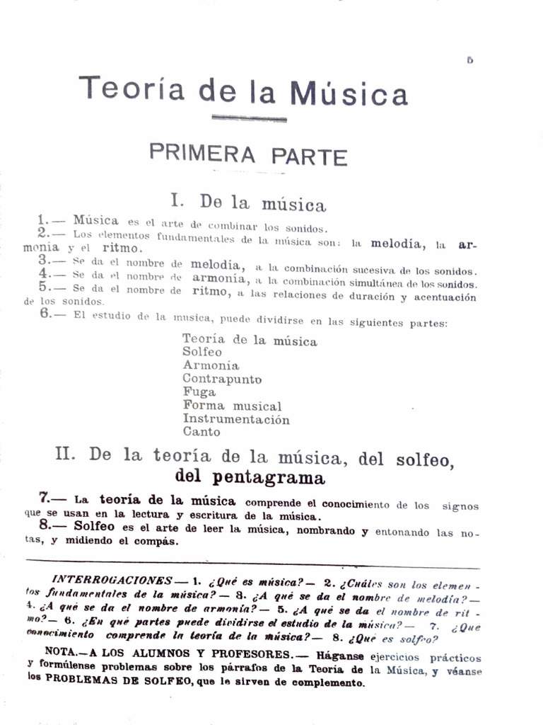 Teoría de La Música. Alberto Williams | PDF
