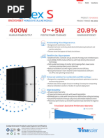 Trina 440W Vertex-S+ Datasheet | PDF | Photovoltaics | Solar Panel