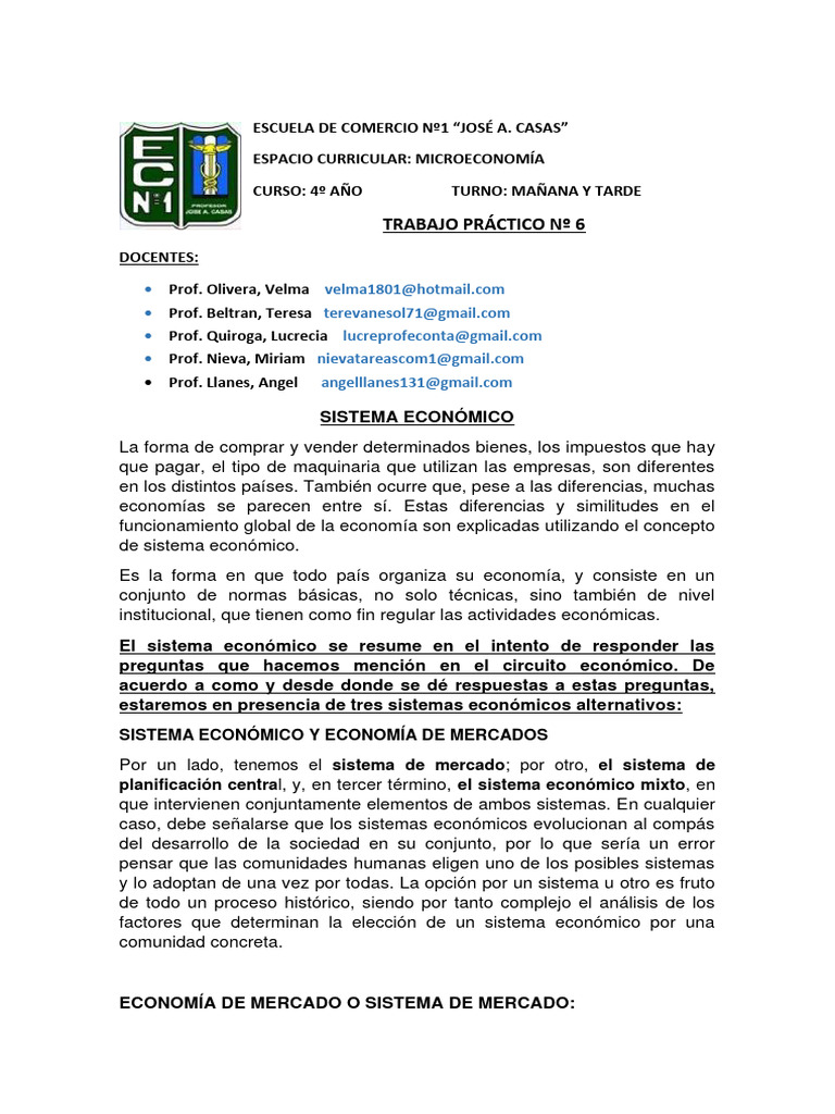 Microeco 4a tp6 | PDF | Mercado (economía) | Monopolio