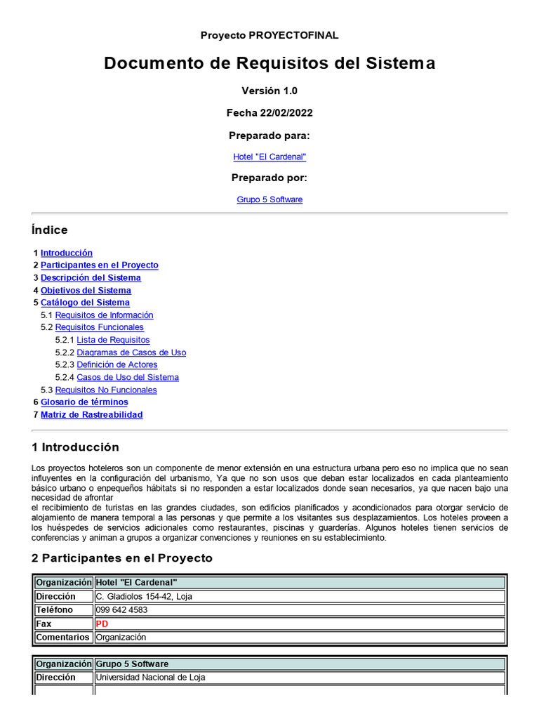 Proyectofinal Rem Default Spanish Crs | PDF | Software | Usuario (informática)