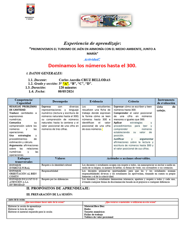 2.1. Leemos y Escribimos Números Hasta 300 | PDF | Notación Matemática ... 2.1. Leemos y Escribimos Números Hasta 300 | PDF | Notación Matemática ...