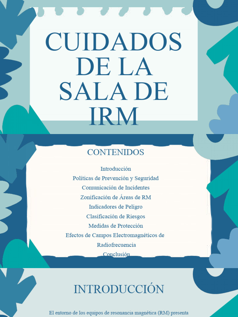 Irm IV Unidad-Cuidados en Irm | PDF | Imagen de resonancia magnética | Imán