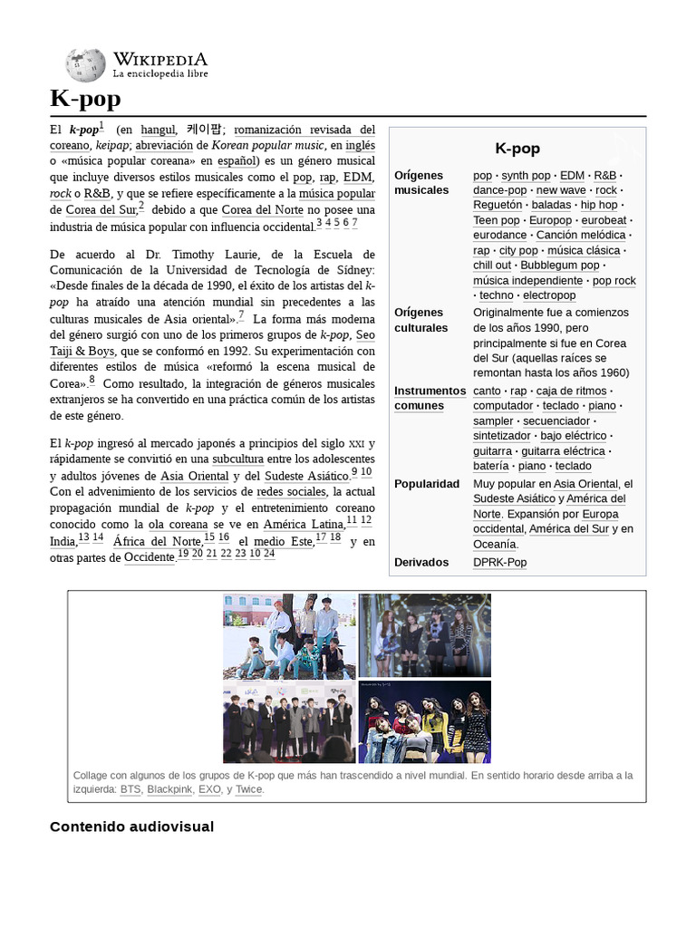 K Pop | PDF | Entretenimiento | Musica Popular