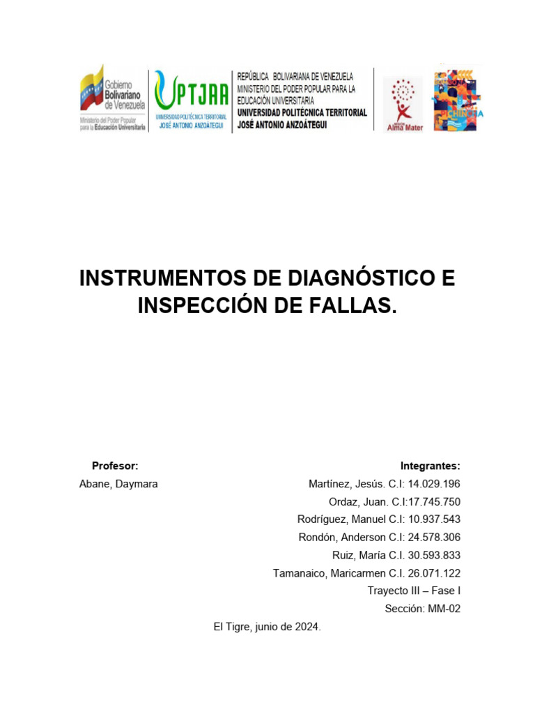 Instrumentos de Diagnóstico e Inspección de Fallas | PDF | ruido | Ultrasonido