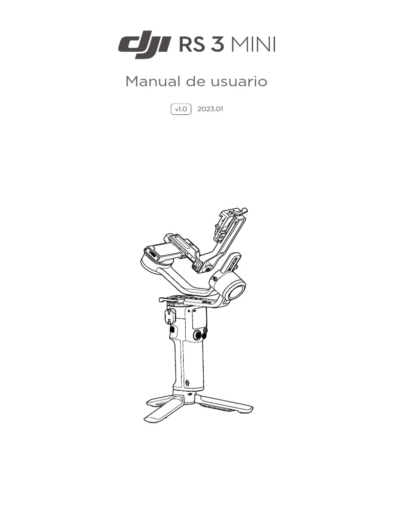 Dji Rs 3 Mini User Manual V1 0 Es Pdf Cámara