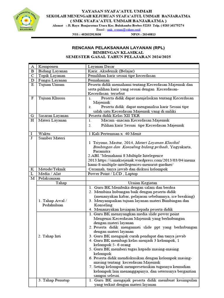 Ma Dedi BK Xii | PDF | Karier & Perkembangan | Sains & Matematika
