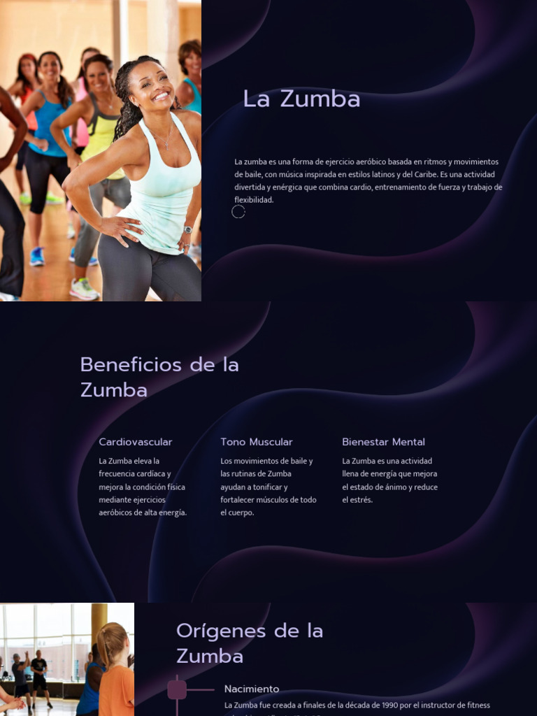 Introduccion-a-la-Zumba - PPTX 20240401 200122 0000 | PDF | Aptitud física | Ejercicio físico