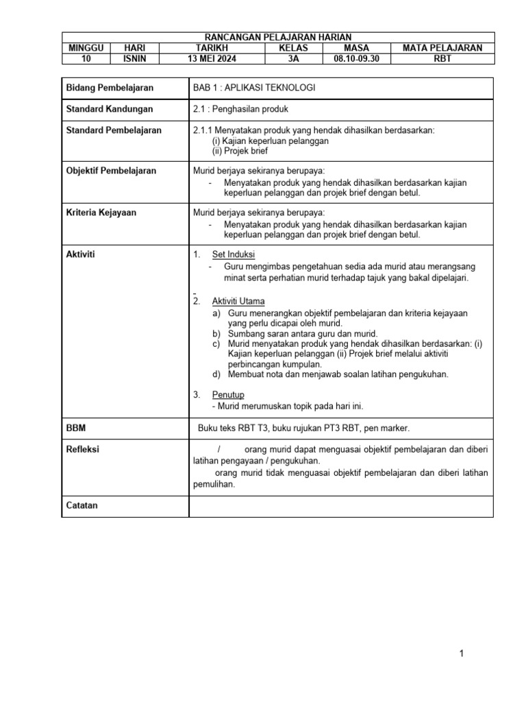 M10 - 13.05 - Haz Isnin | PDF