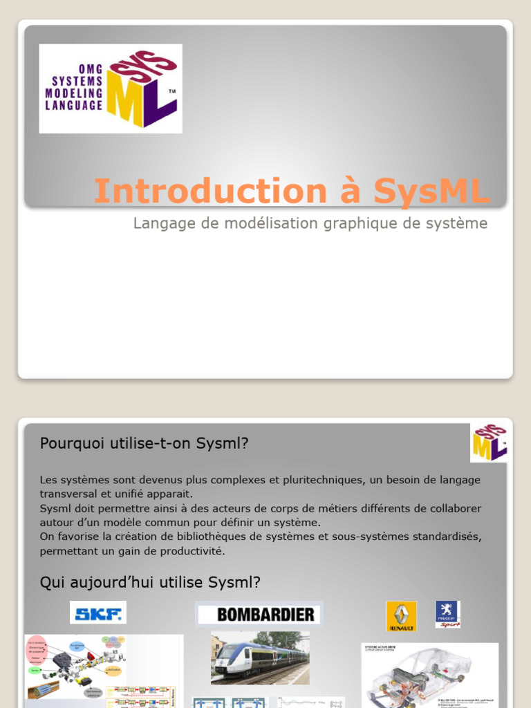 S51 Approche Systemique Dun Bien Synthese SYSML | PDF | Cas d'utilisation | Ingénierie des systèmes