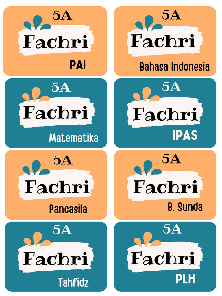 Fachri Nama Pelajaran | PDF