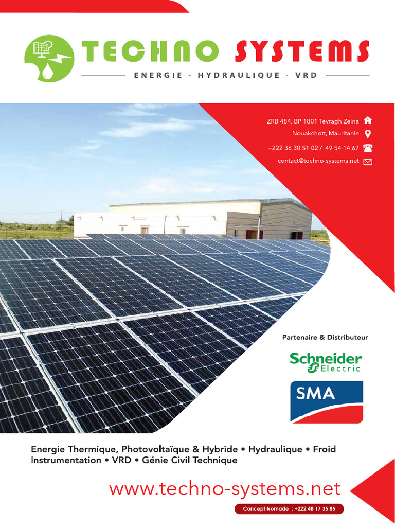 Brochure TECHNO SYSTEMS Version Française | PDF