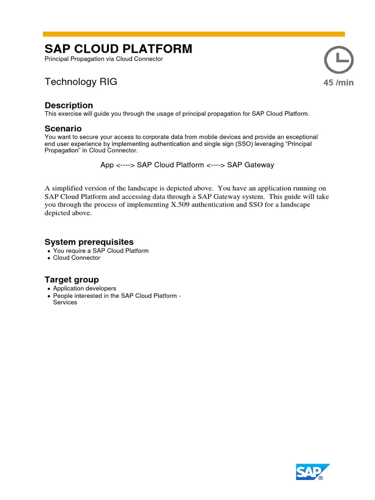 Ex 13 Principal Propagation Via Cloud Connector | PDF | Public Key Certificate | Cloud Computing