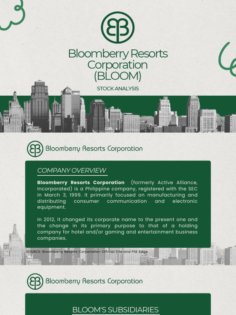 Bloom - Cata | PDF | Equity (Finance) | Income