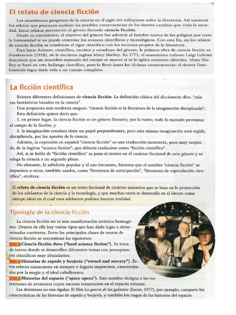 El Relato de Ciencia Ficcion Teoria | PDF