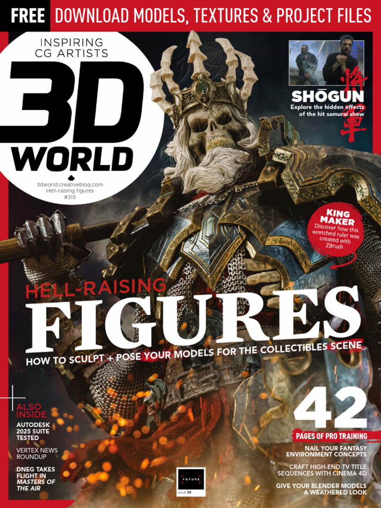 3D World UK - July 2024 | PDF | 3 D Computer Graphics