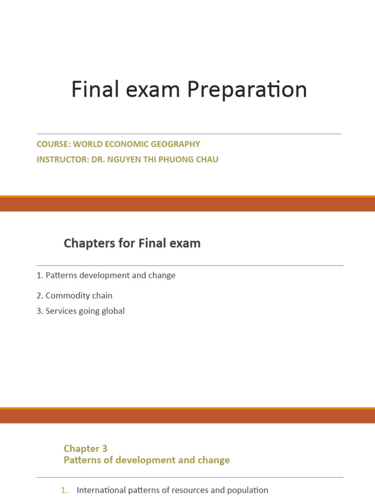 2024 Final Exam Preparation-3 Chapters | PDF | Gross Domestic Product ...