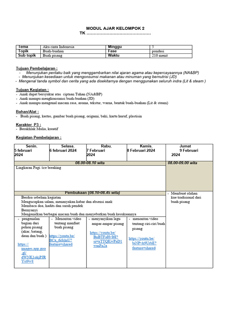 Modul Ajar Kelompok 2 | PDF