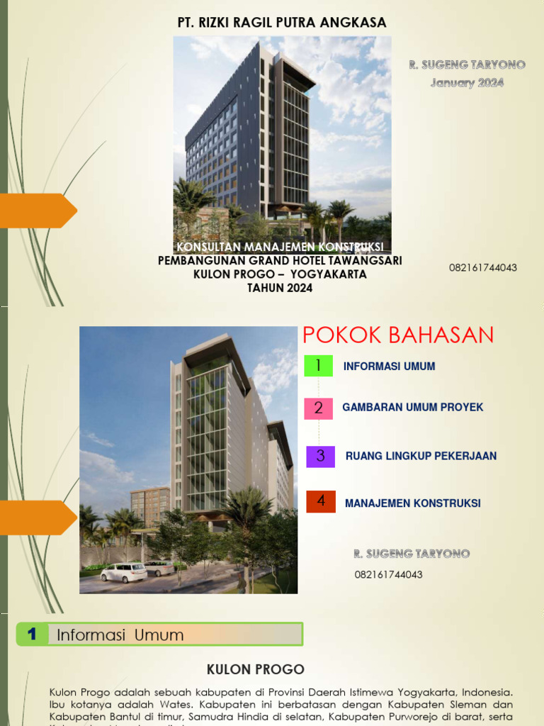 Pembangunan Grand Hotel Tawangsari | PDF | Seni