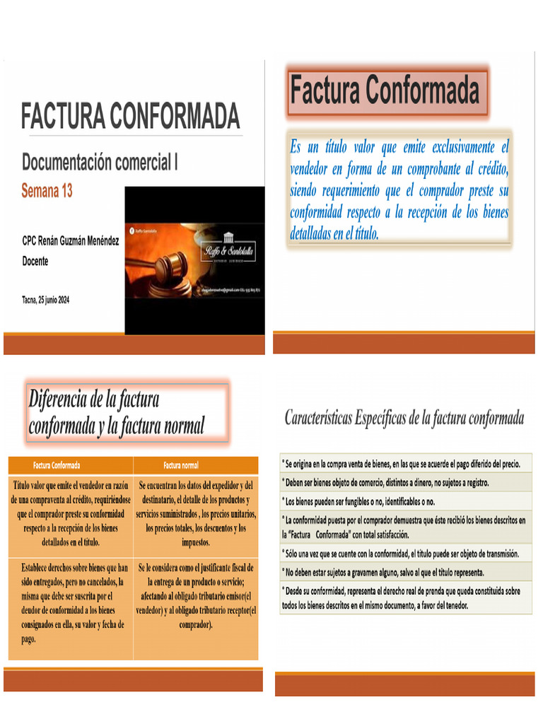Factura Conformada | PDF
