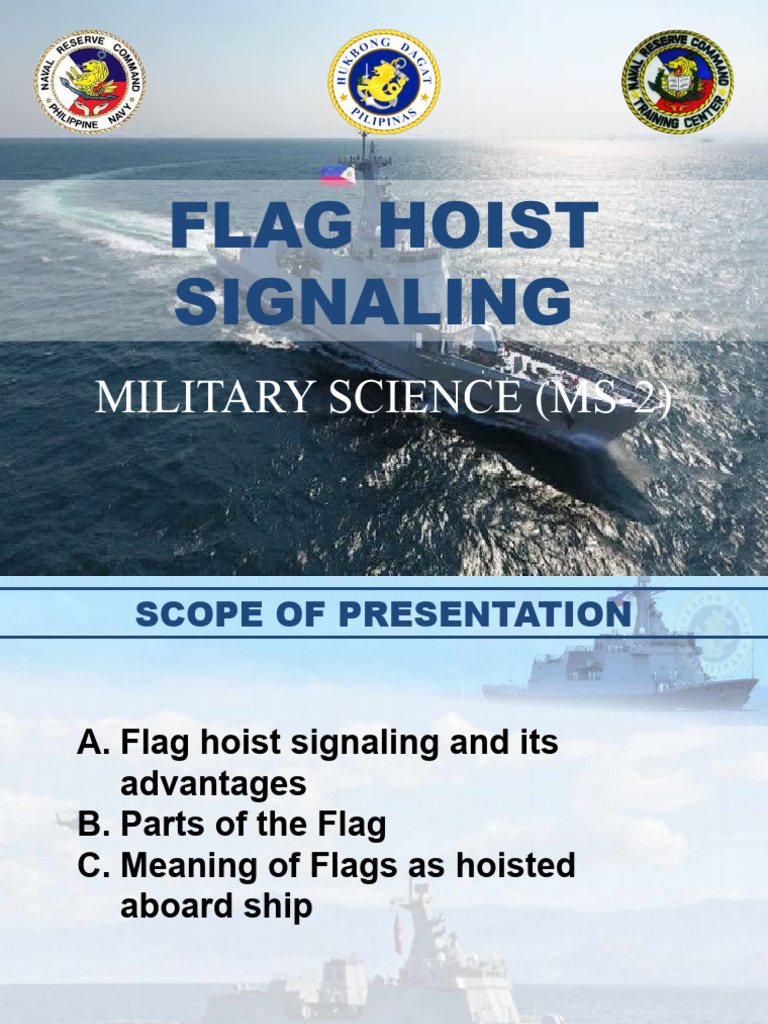 Flag Hoist Signaling | PDF | Flag | Water Transport