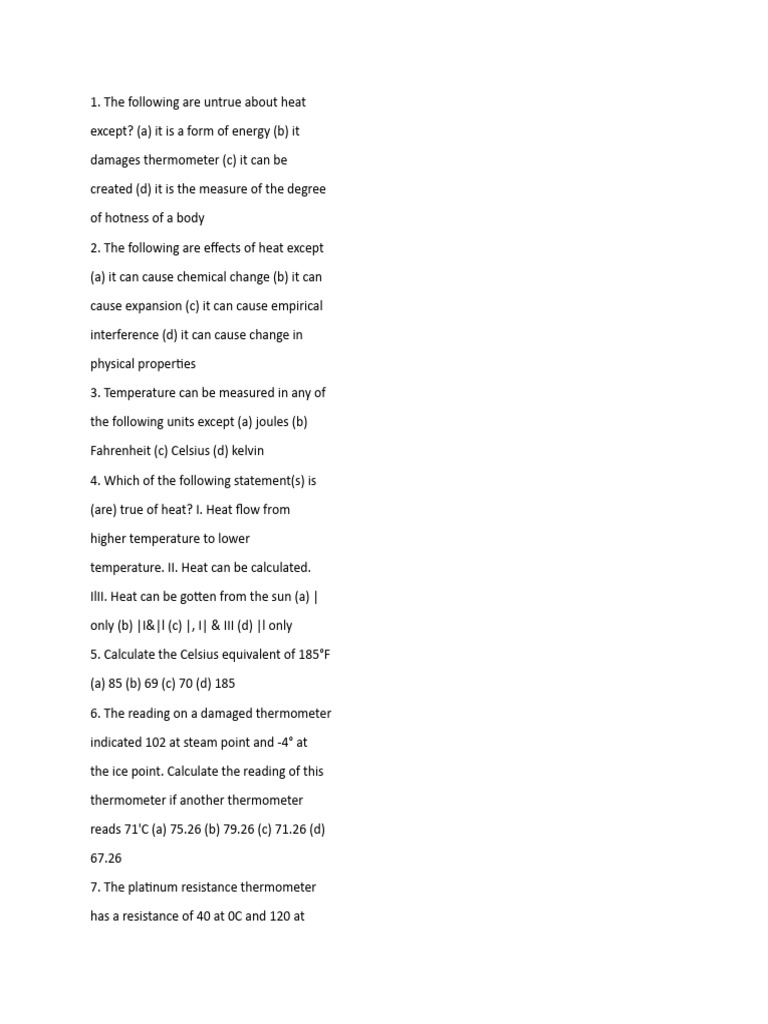 SS 1 Physics Second Term | PDF | Thermometer | Thermal Expansion
